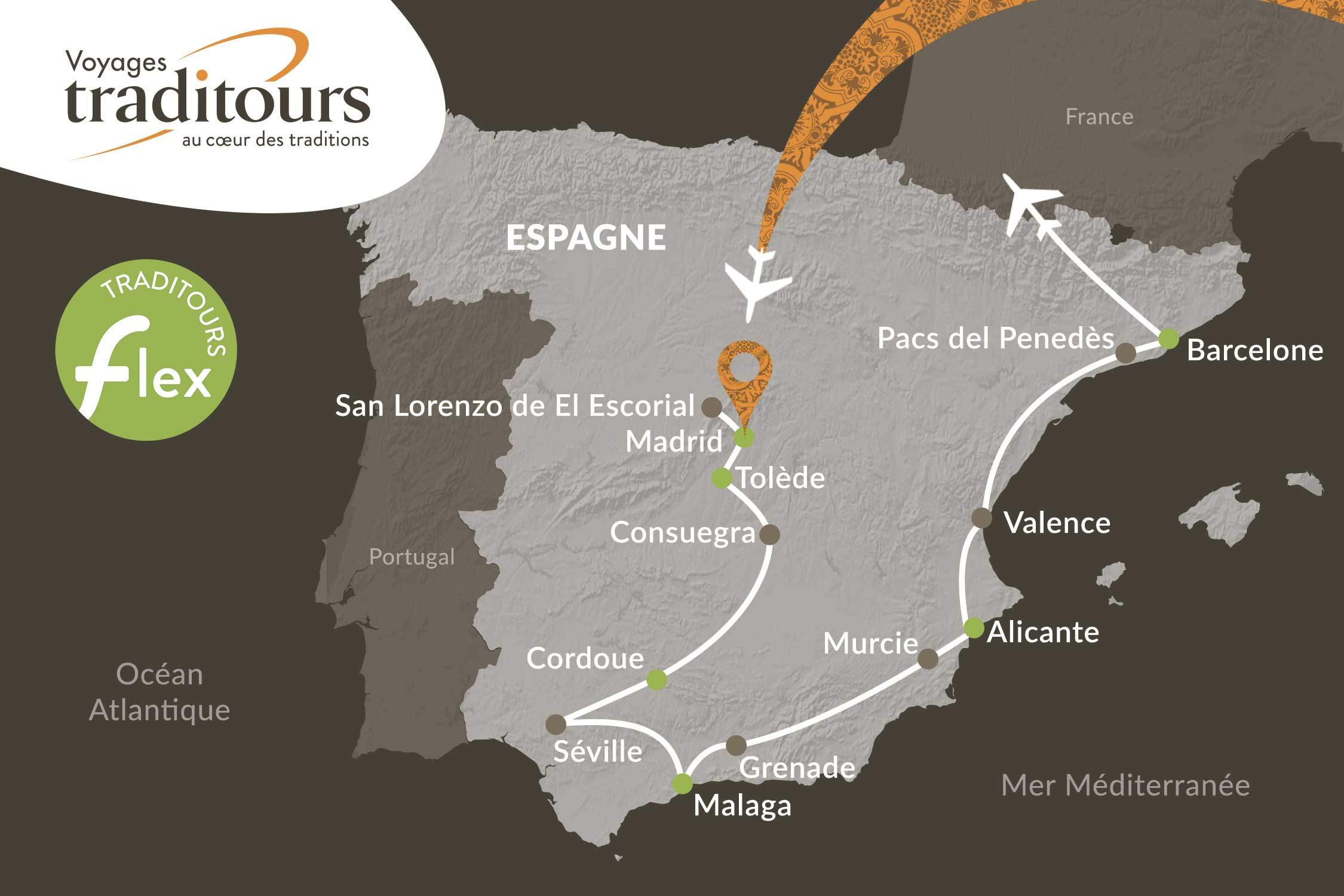 Espagne (15 jours) - Traditours Flex | Voyages Traditours