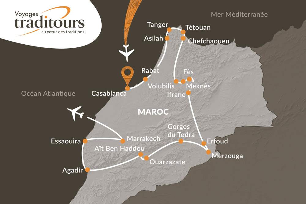 Maroc (18 jours) | Voyages Traditours