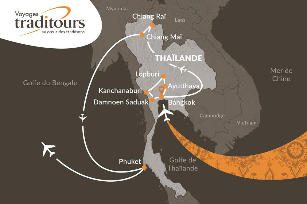 Thaïlande (15 jours) incluant 3 nuits à Phuket | Voyages Traditours